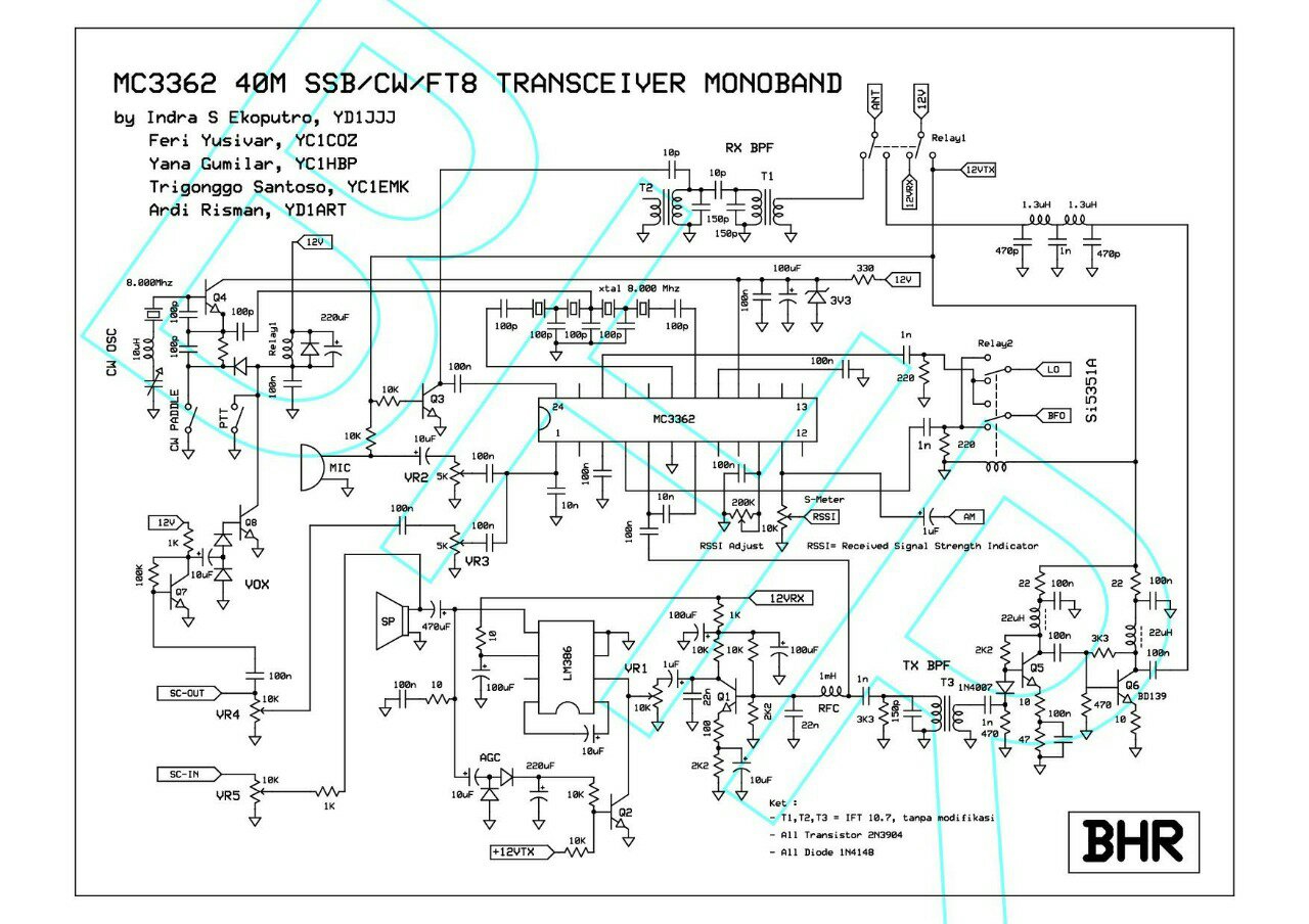 Next Project: MC3362 40M TRX BHR – Michael Daranto's Blog